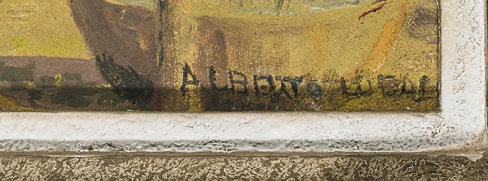 Patio Scene by Alberto Alfredo Lobos