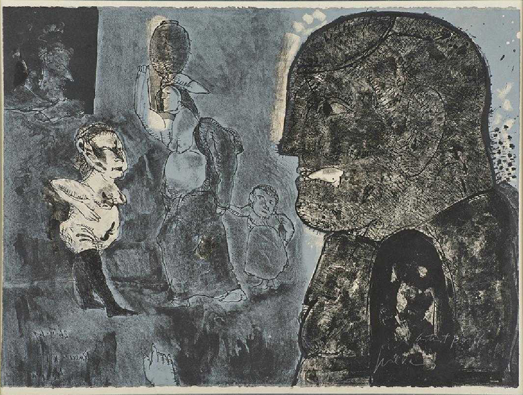 Lo Feo de este Mundo II by Jose Luis Cuevas Lithograph